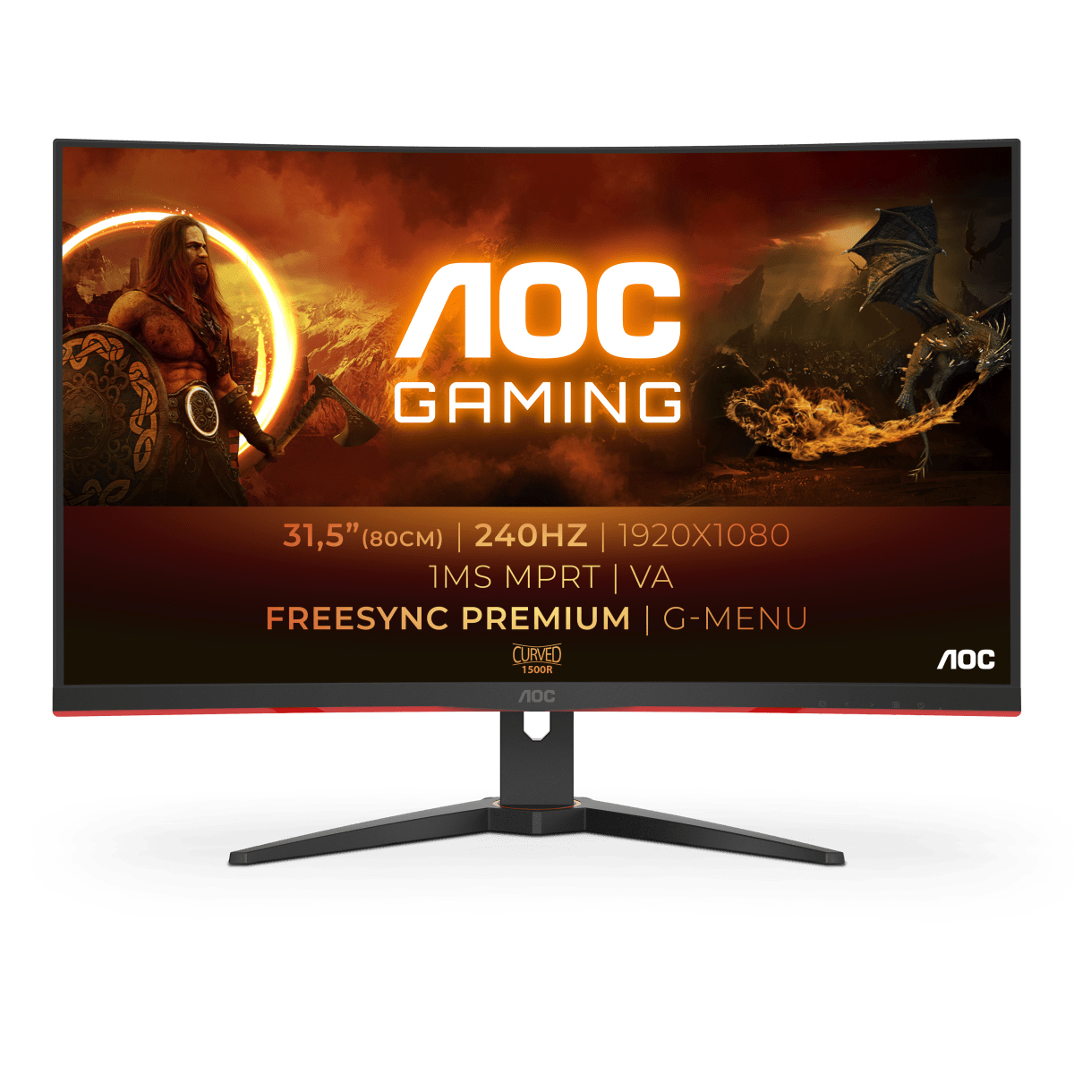 Monitor Gamer Curvo AOC 32″ 240Hz | Tecsirius