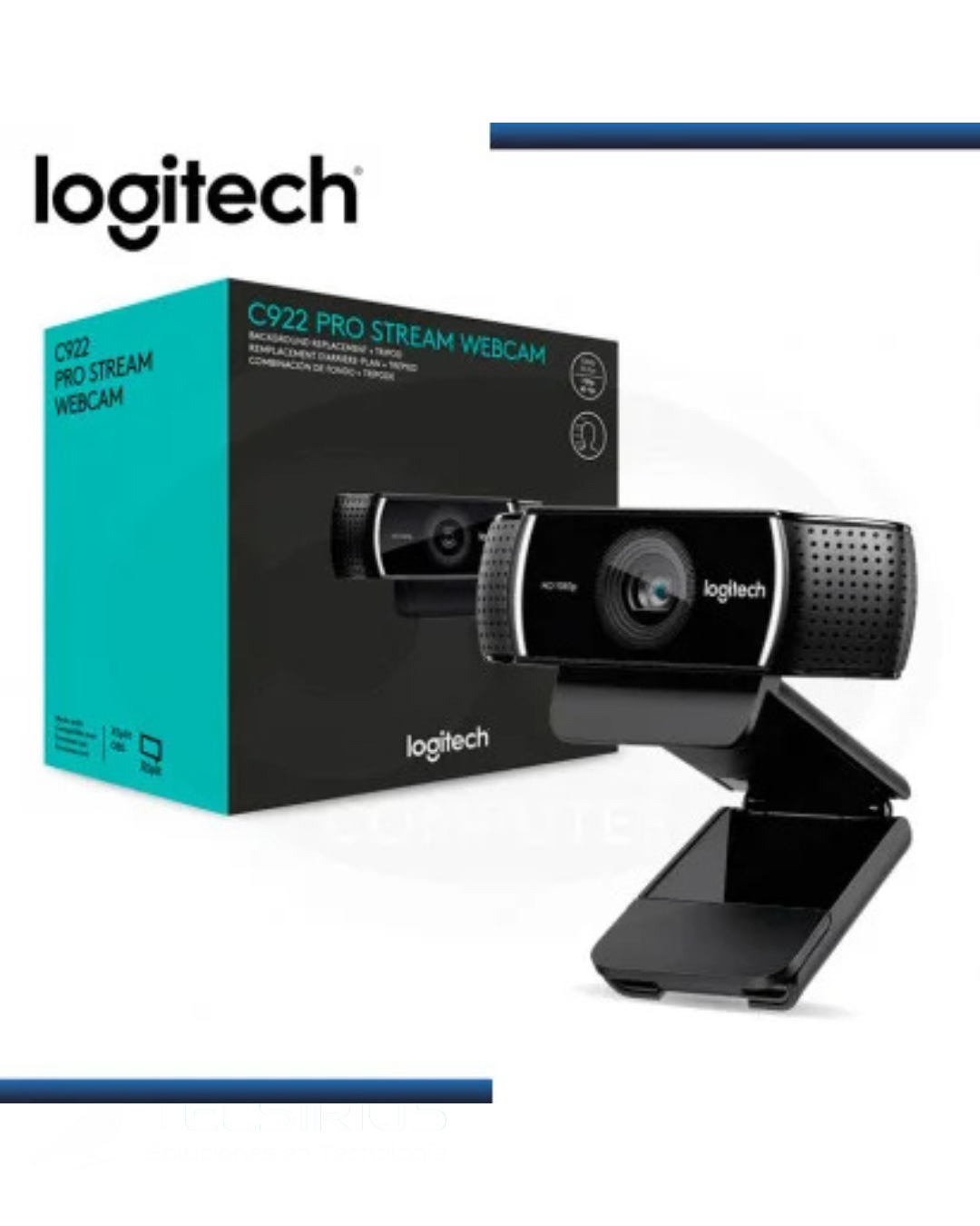 Cámara Web LOGITECH Full HD 1080p/30 fps | Tecsirius